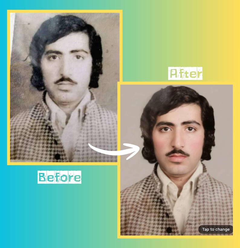 Old Photo Restoration Service – Repair Faded, Torn, Scratched Photos ...