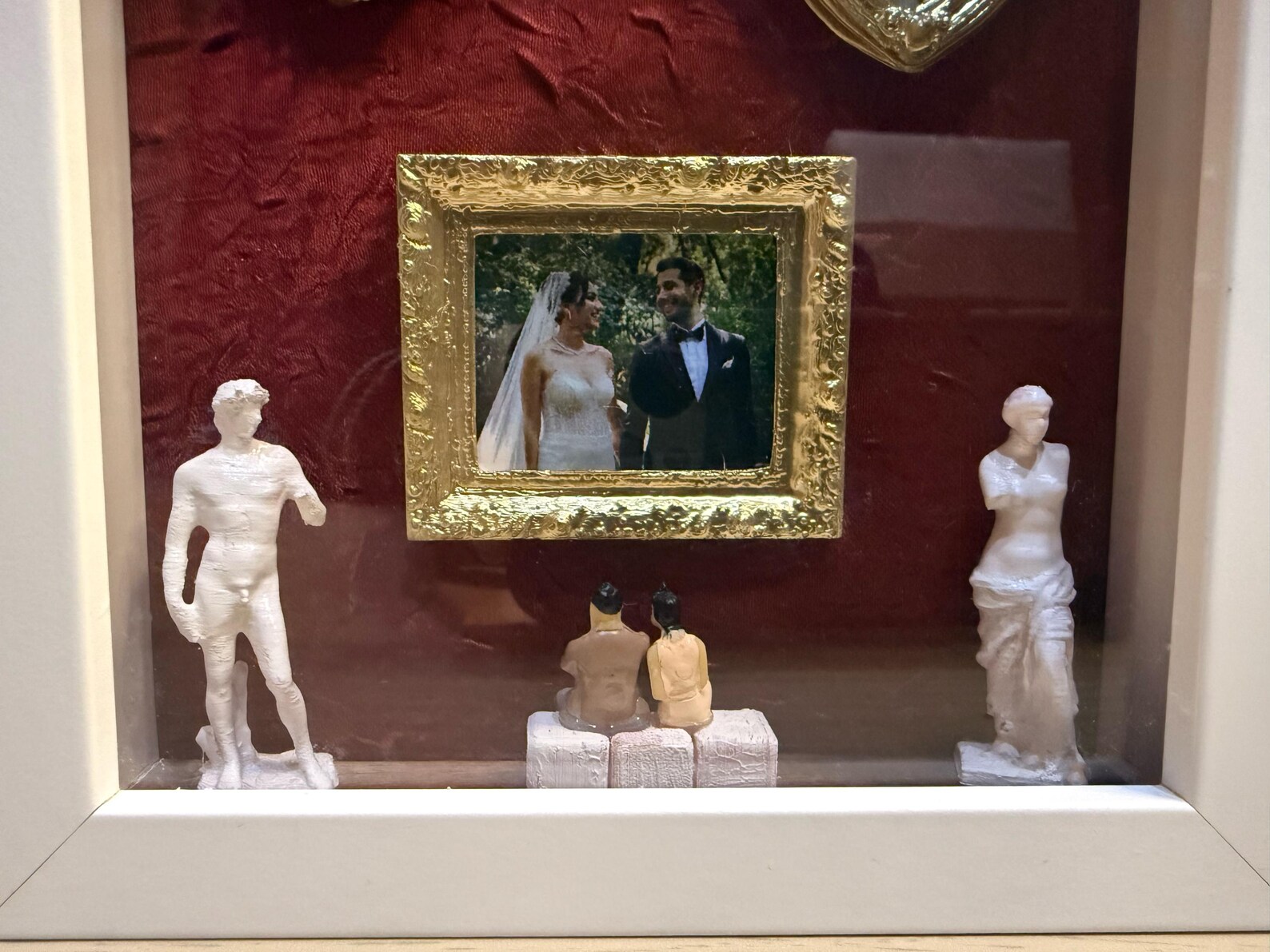 Museum of Us Shadow Box, Personalized Photo Frame, Custom Couple Wall ...