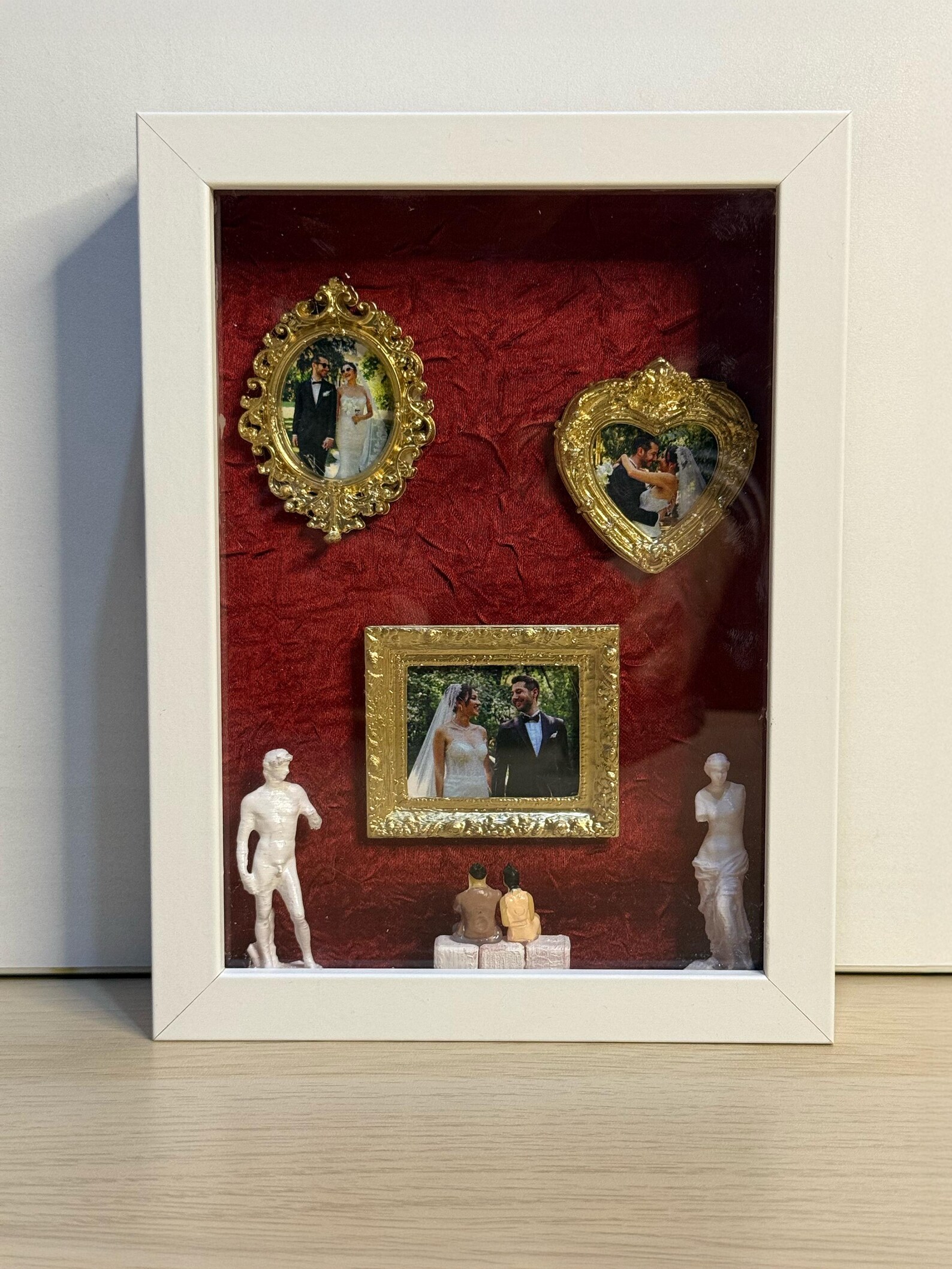 Museum of Us Shadow Box, Personalized Photo Frame, Custom Couple Wall ...