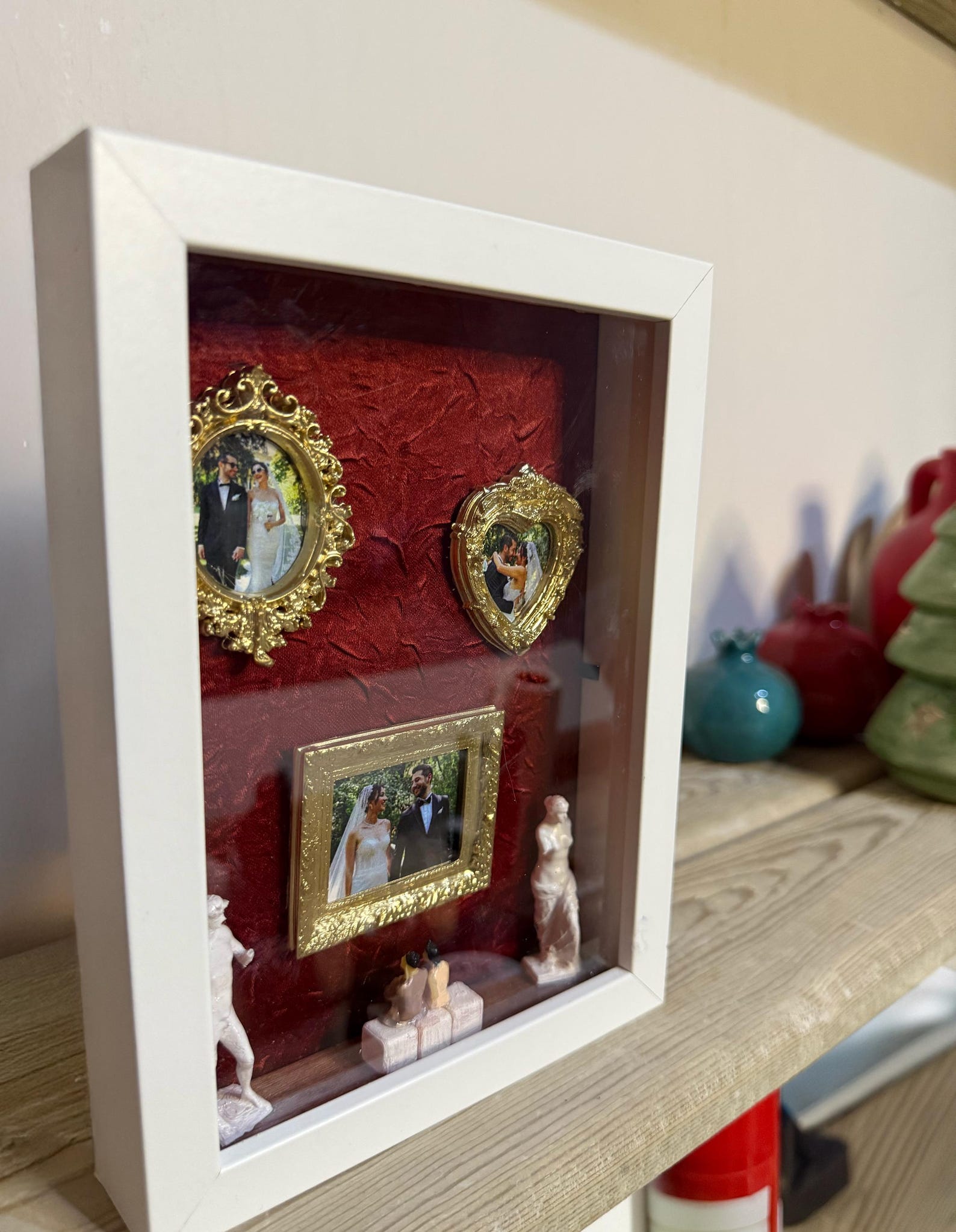 Museum of Us Shadow Box, Personalized Photo Frame, Custom Couple Wall ...