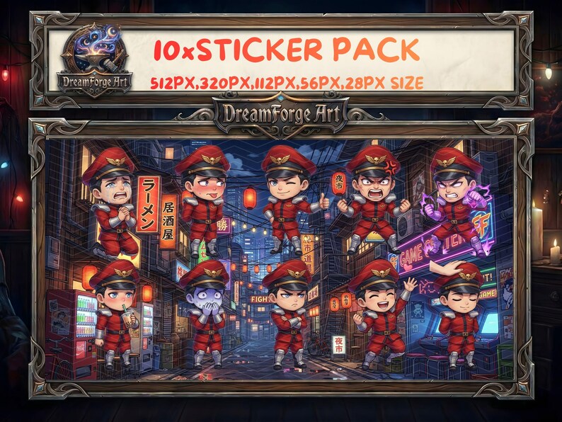 Galactic Dictator Megapack, Psycho Power Fighter Twitch Emotes ...