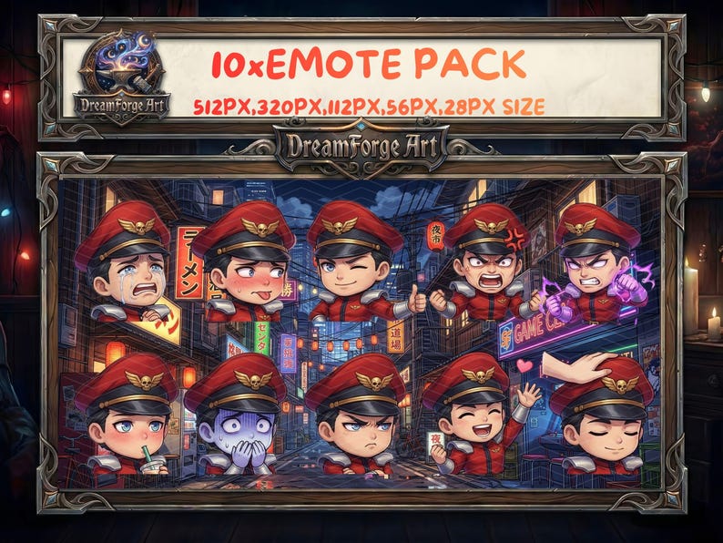 Galactic Dictator Megapack, Psycho Power Fighter Twitch Emotes ...
