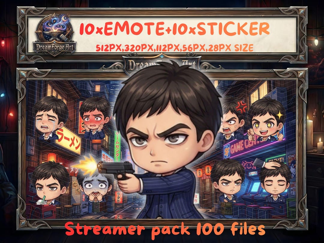 Scarface | 100 Files | Discord Stickers | Twitch Emotes | Mega Bundle ...