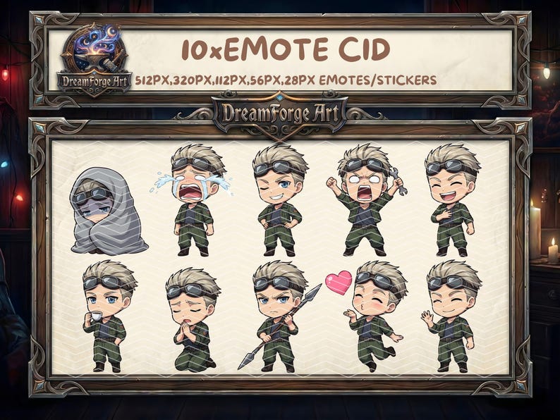 Epic Fantasy RPG Megapack, Crystal Warrior Twitch Emotes, Brave ...