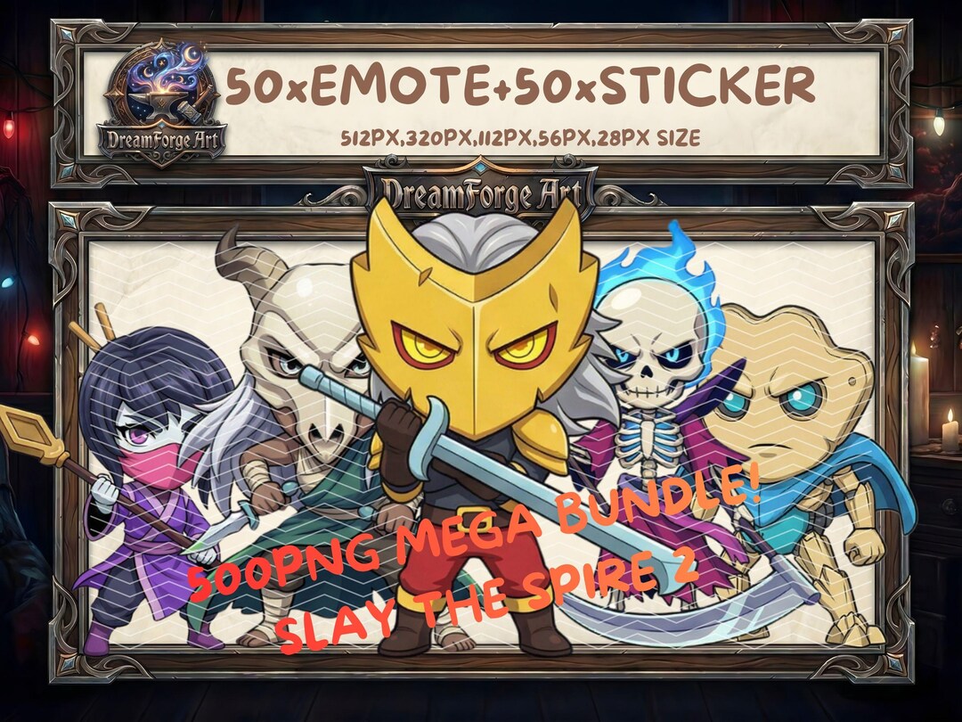Twitch Emotes | Slay the Spire 2 MEGAPACK | Stickers for Twitch ...