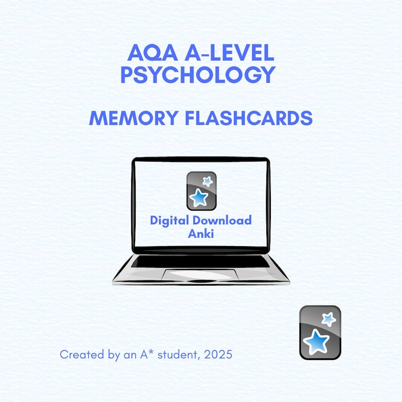 AQA A-level Psychology Memory Flashcards | Anki Deck | A* Revision ...