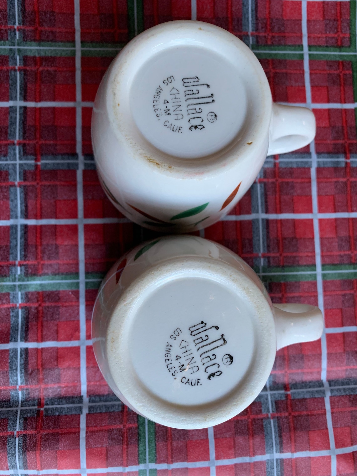 Wallace China Restaurant Ware Cups Leaf Pattern - Etsy