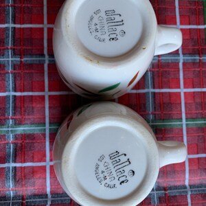 Wallace China Restaurant Ware Cups - Leaf Pattern - Etsy