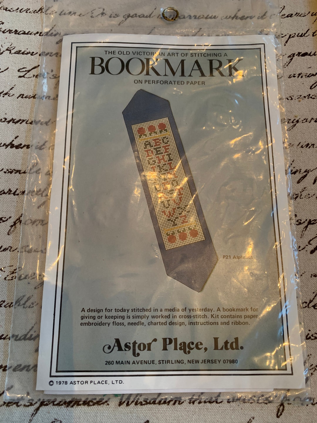 Perforated Paper Counted Cross Stitch Bookmark - Etsy
