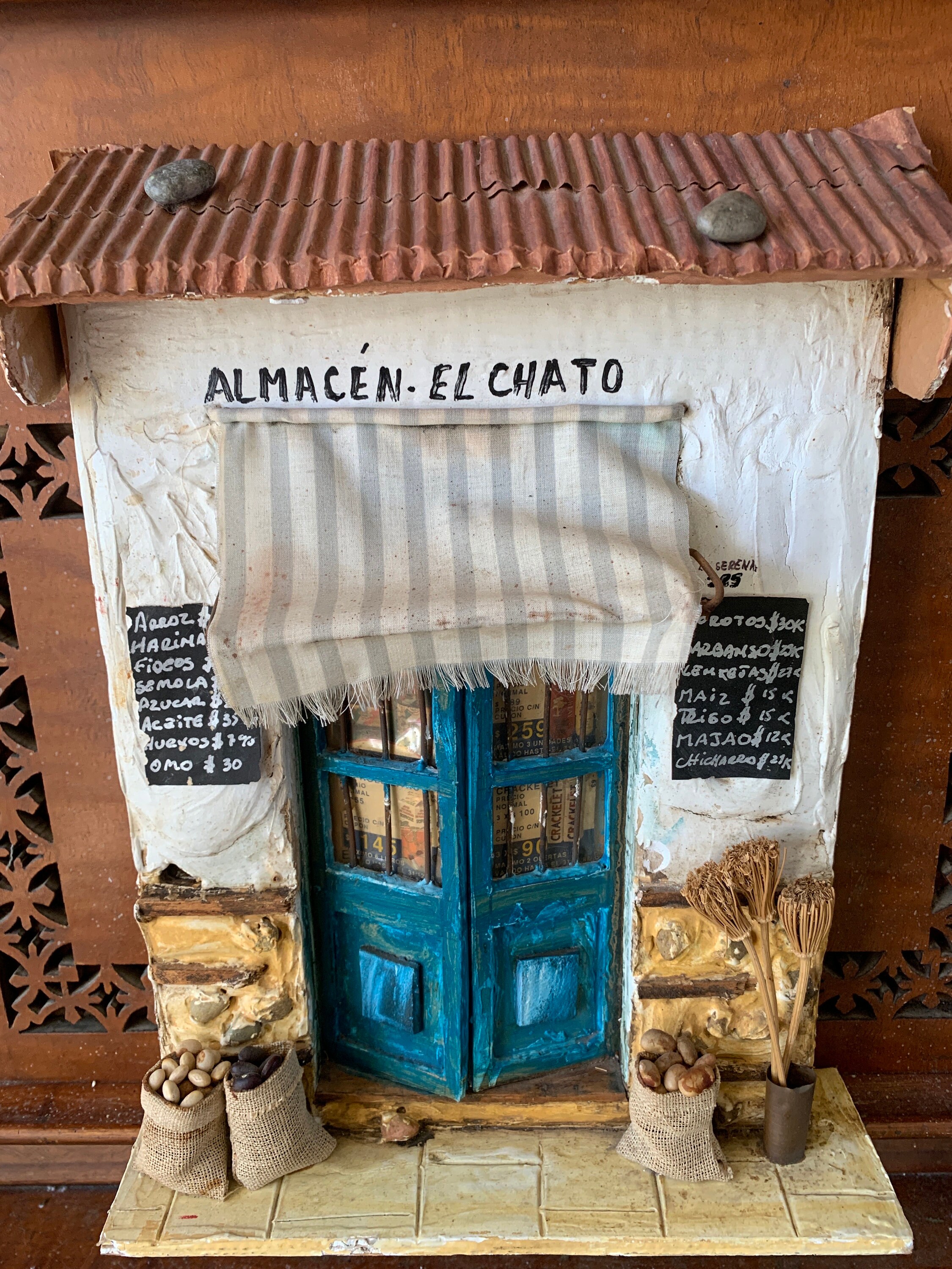 Chilean Miniature Diorama Storefront Wall Hanging - Etsy