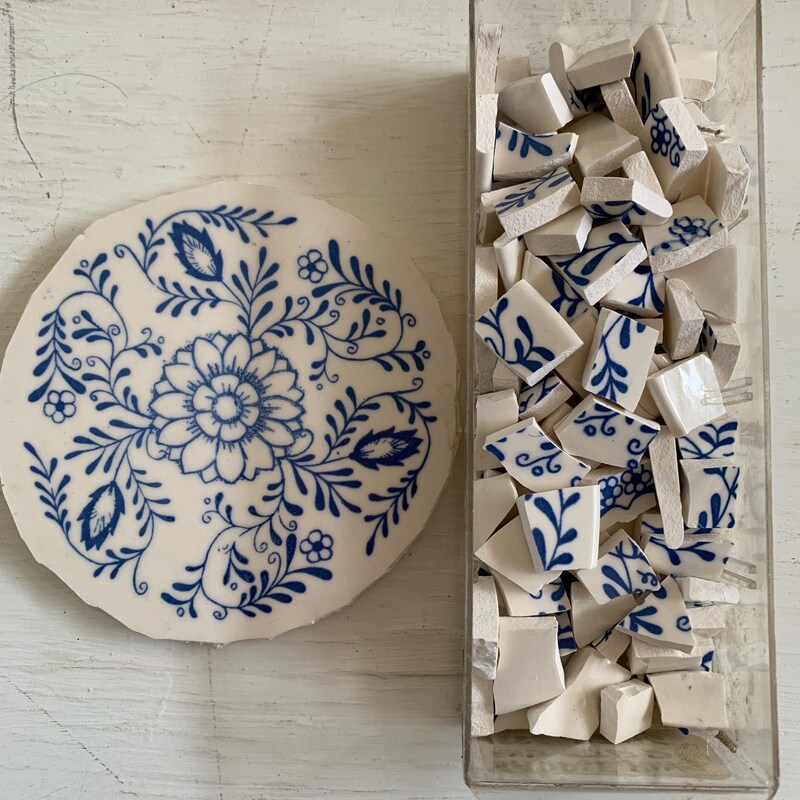 Broken China Mosaic - Etsy