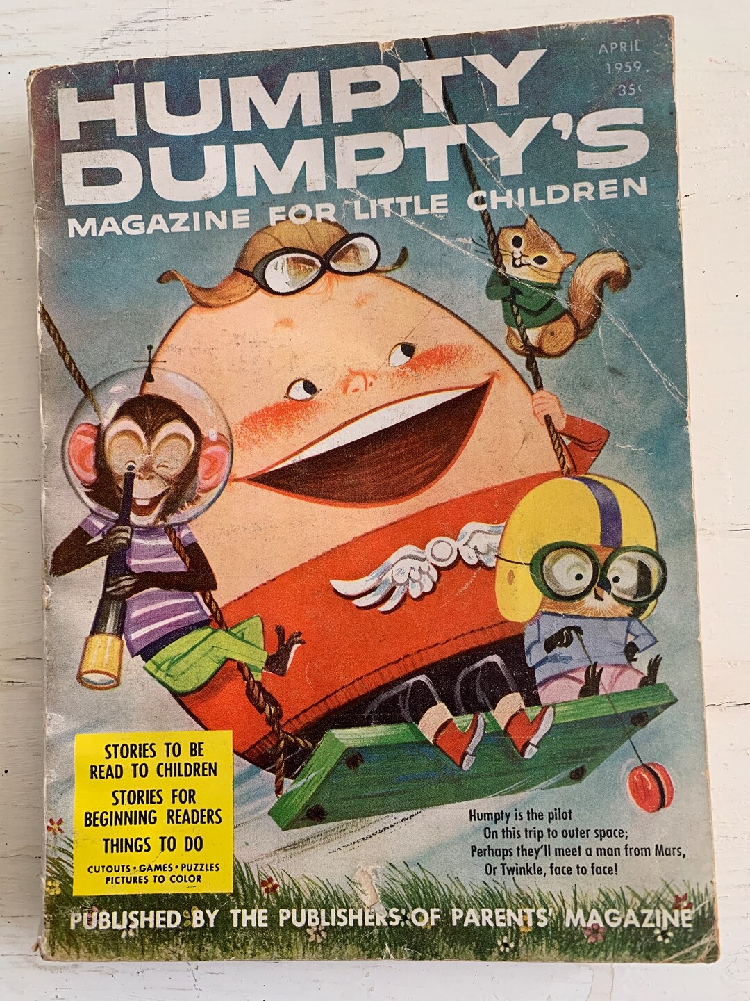 Humpty Dumpty Magazine for Children April 1959 - Etsy