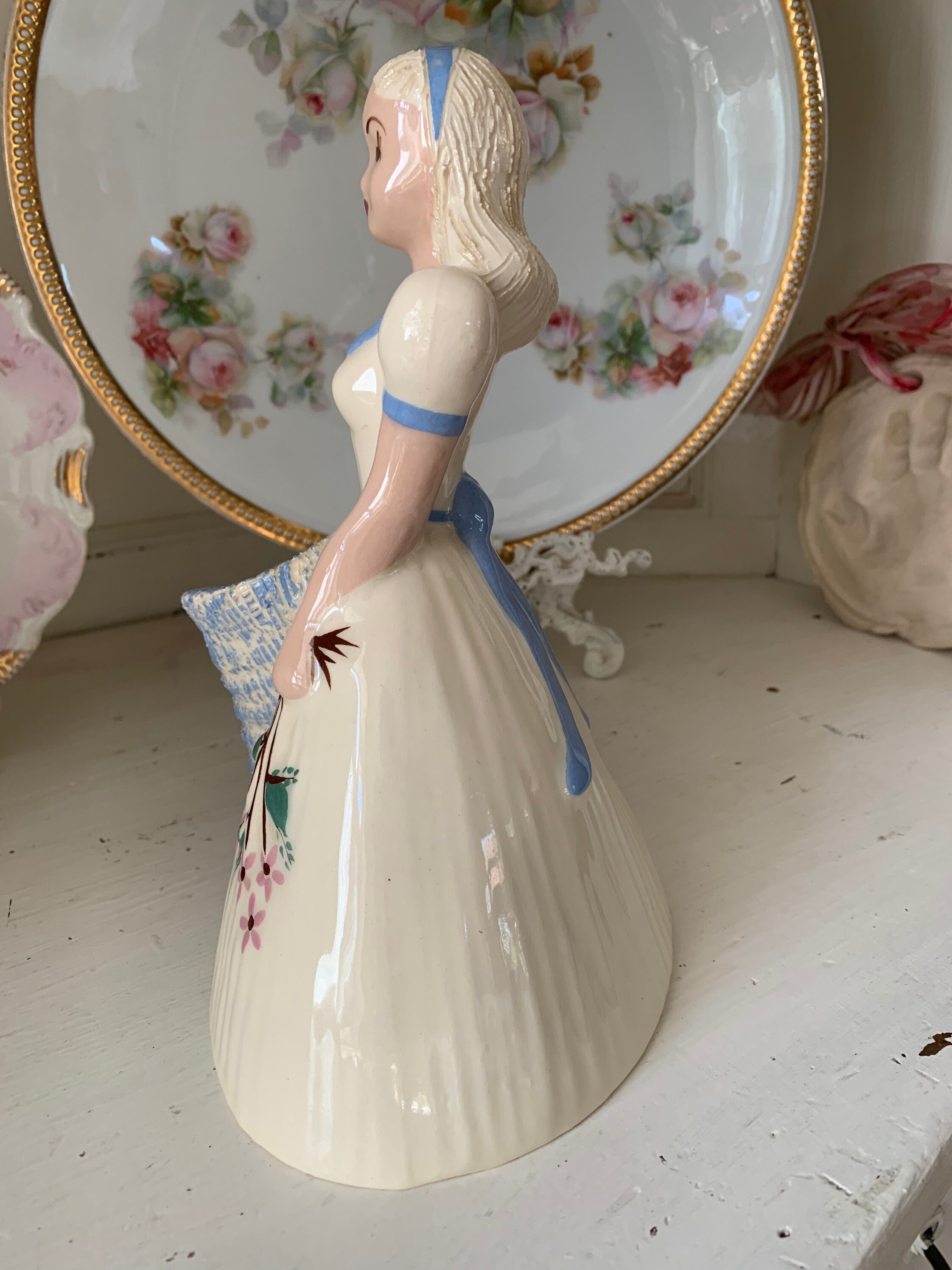 Heidi Schoop Pottery, Hollywood Ca 9 Girl With Flowers Vase. - Etsy