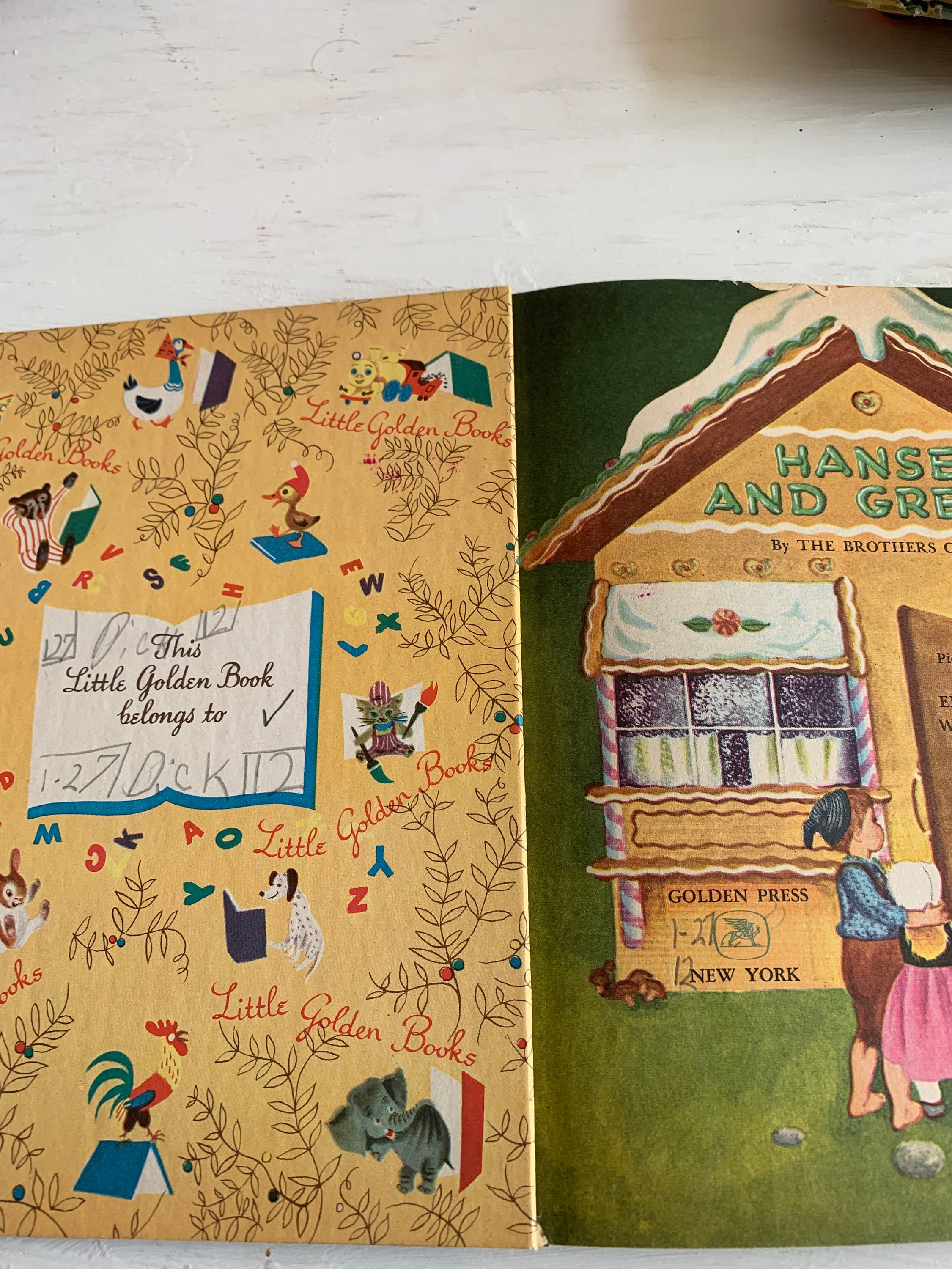 Hansel and Gretel Little Golden Book J Edition - Etsy