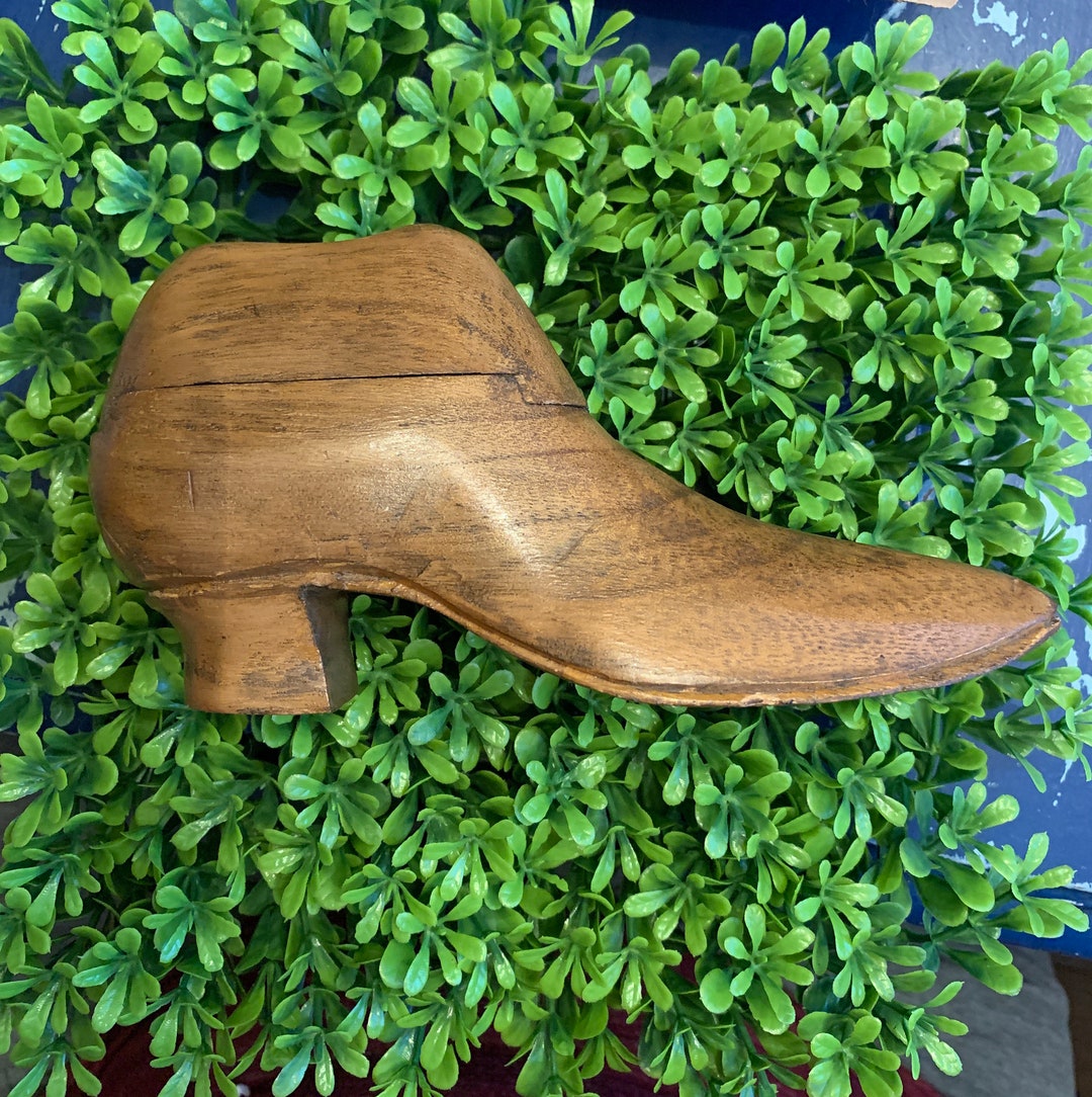 Carved Wood Shaped Boot or Ladies Shoe Collectible - Etsy