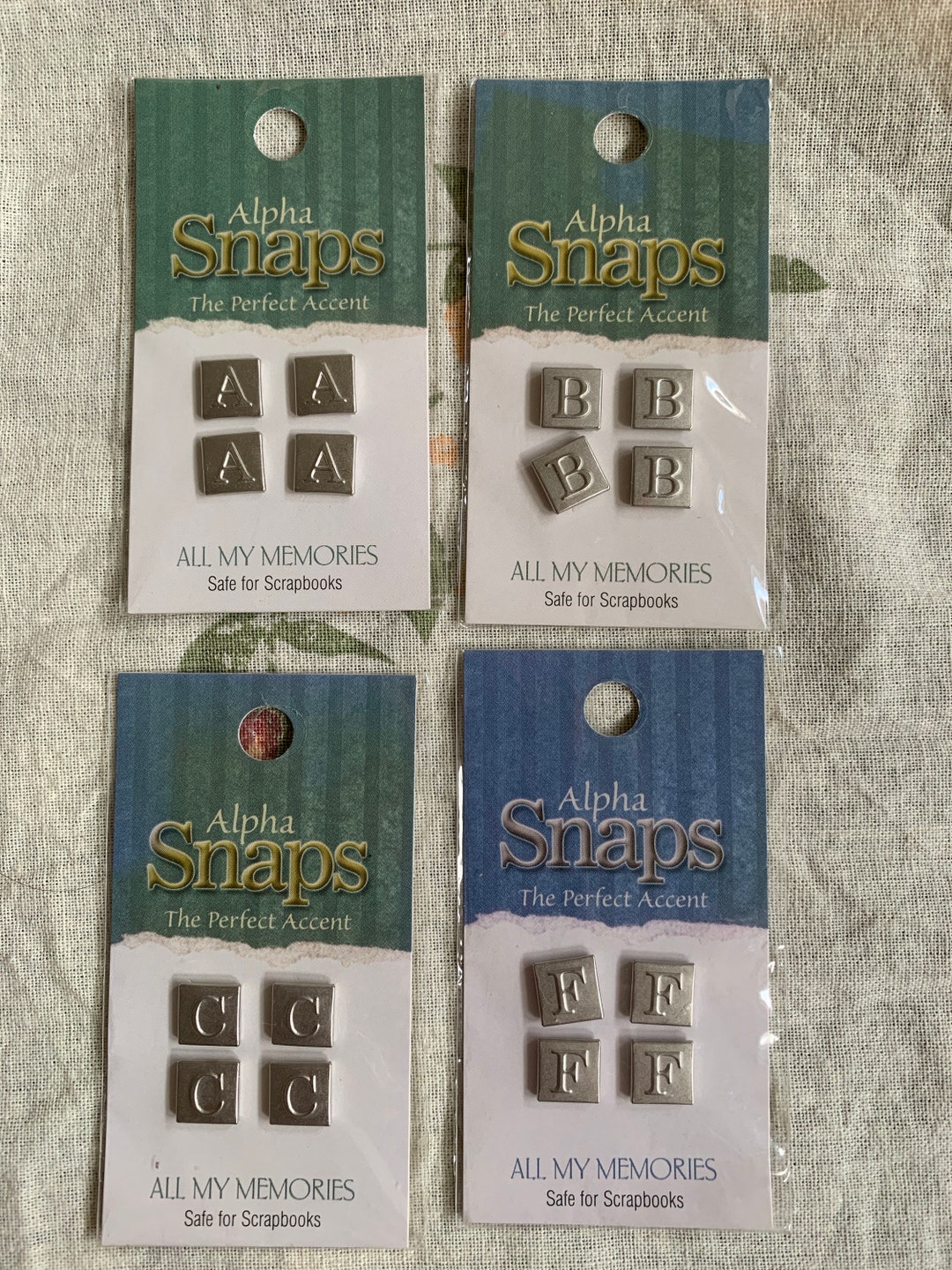 Alphabet Snaps Craft Letters - Etsy