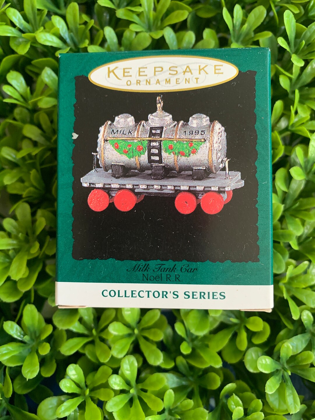 Hallmark 1995 Milk Tank Car #7 in Series Keepsake Mini Ornament - Etsy