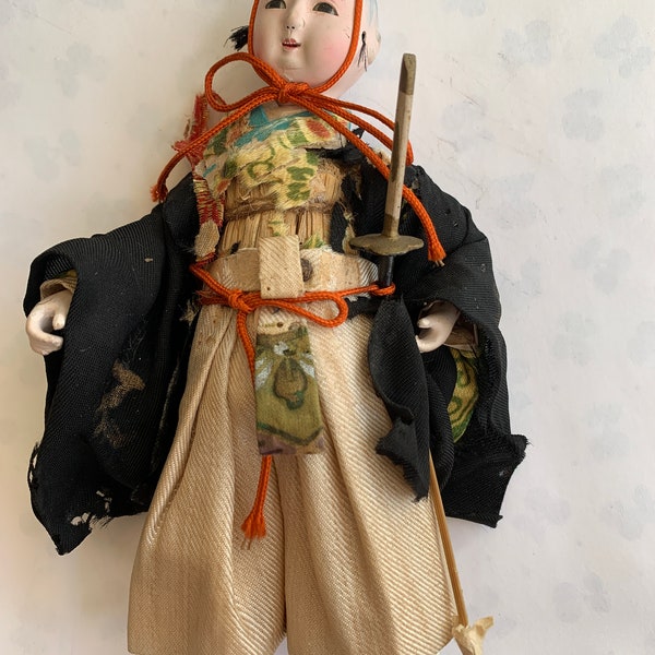 Antique Japanese Samurai Doll - Etsy