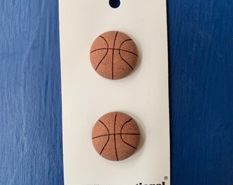 Basketball Buttons | Etsy