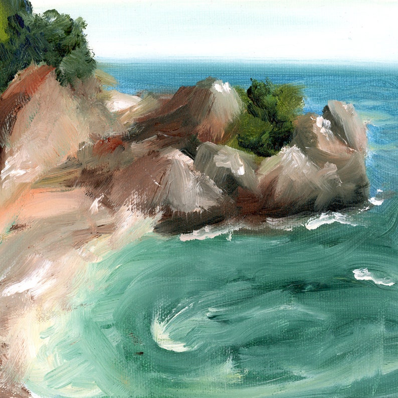 California Art, Landscape Art Print, Coastal Art Print, Ocean Art Print ...