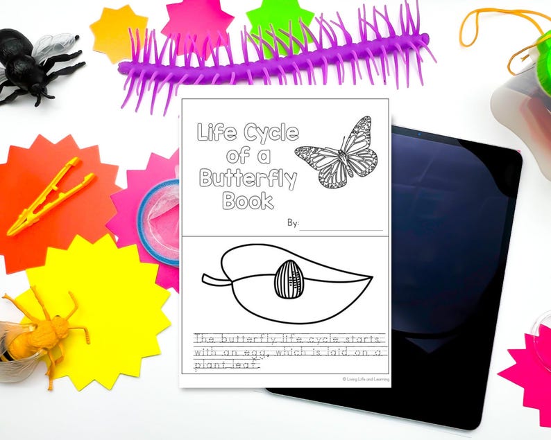 Butterfly Life Cycle Booklet Printable, Life Cycle of a Butterfly ...