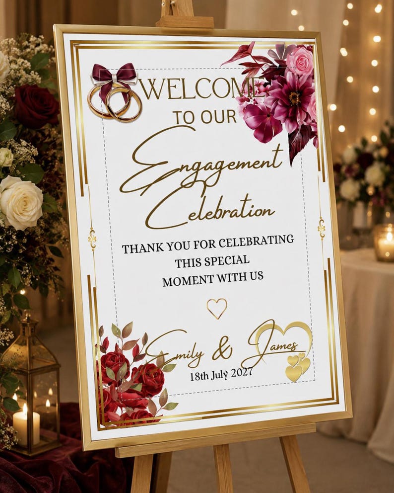 Welcome Sign Midnight Gold, Printable Sign, Black Gold Decor, Editable ...