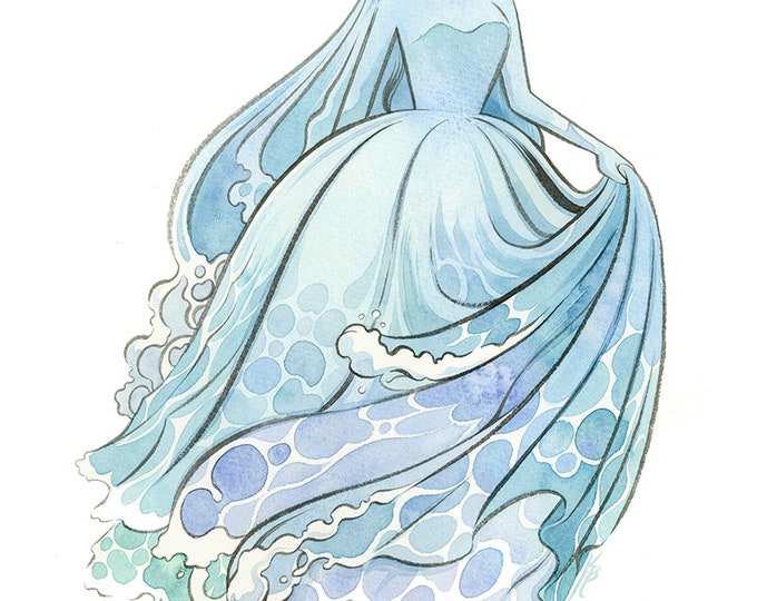 Ocean Goddess Print - Etsy