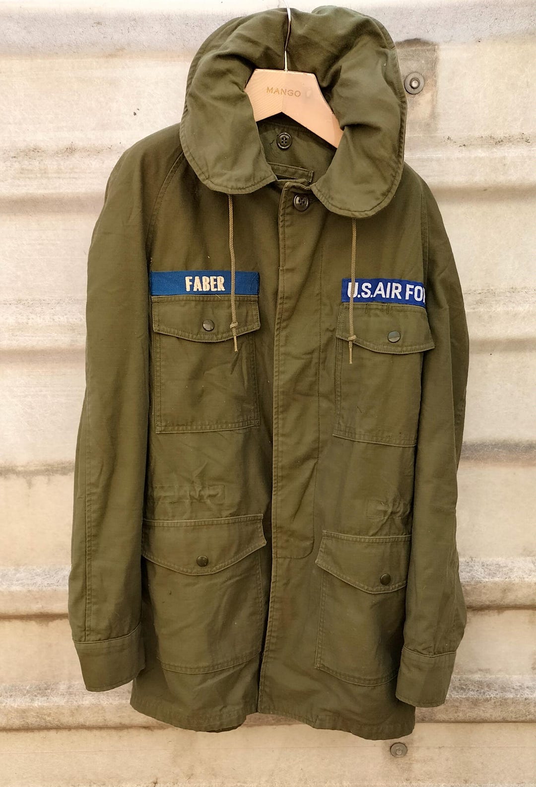 Vintage 1966 USAF Field Jacket - Vietnam Era - OG-107 - Small Long - Etsy