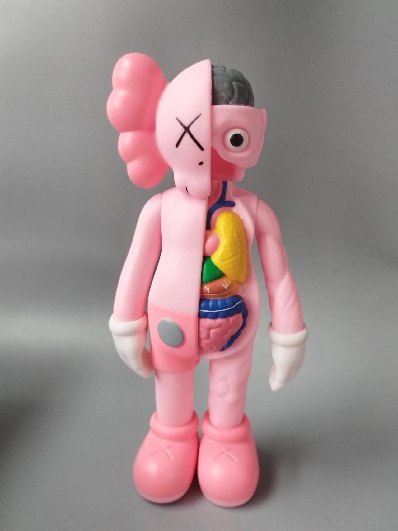Kaws-style Anatomy Art Figure | Pop Art Desk Decor - Etsy