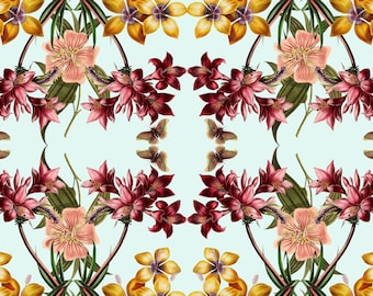 Hampi Mint Wallpaper Wall Decor Floral Decor Luxury | Etsy