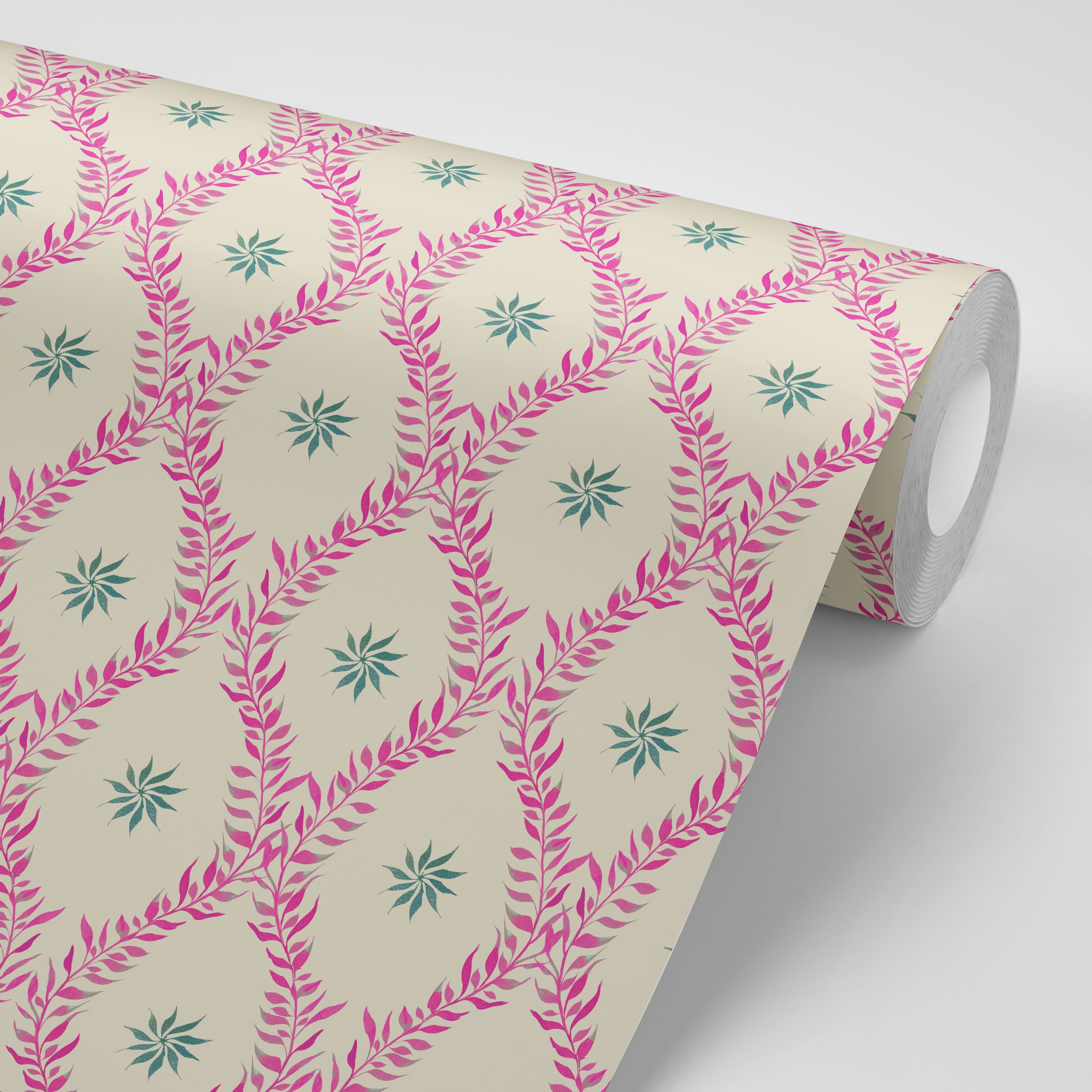 Belle French Rose Wallpaper A4 SAMPLE, Wall Decor, Cottage Core, Luxury ...