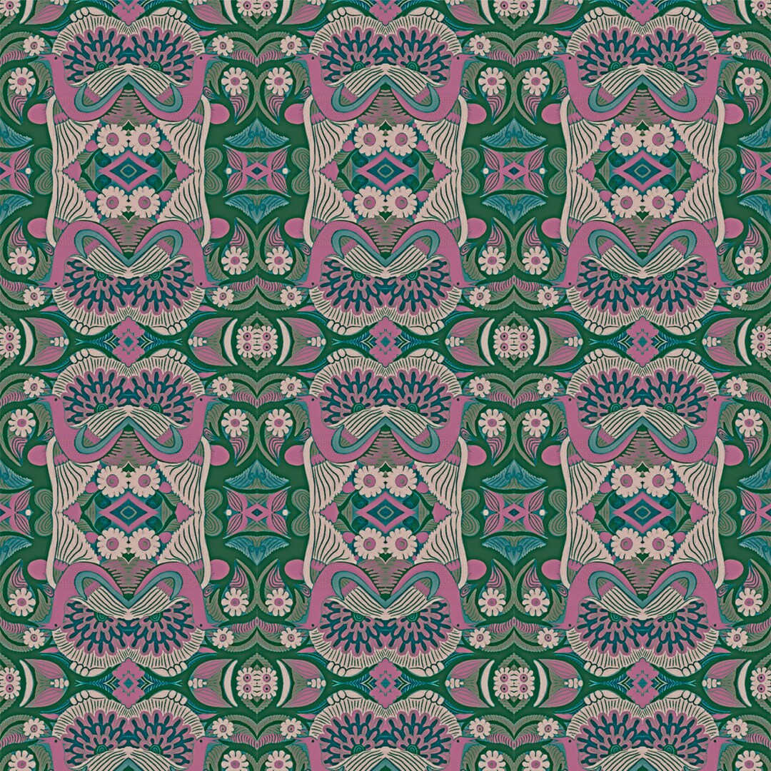 A4 SAMPLE Esprit Magenta Wallpaper, Wall Decor, Dark Decor, Luxury ...