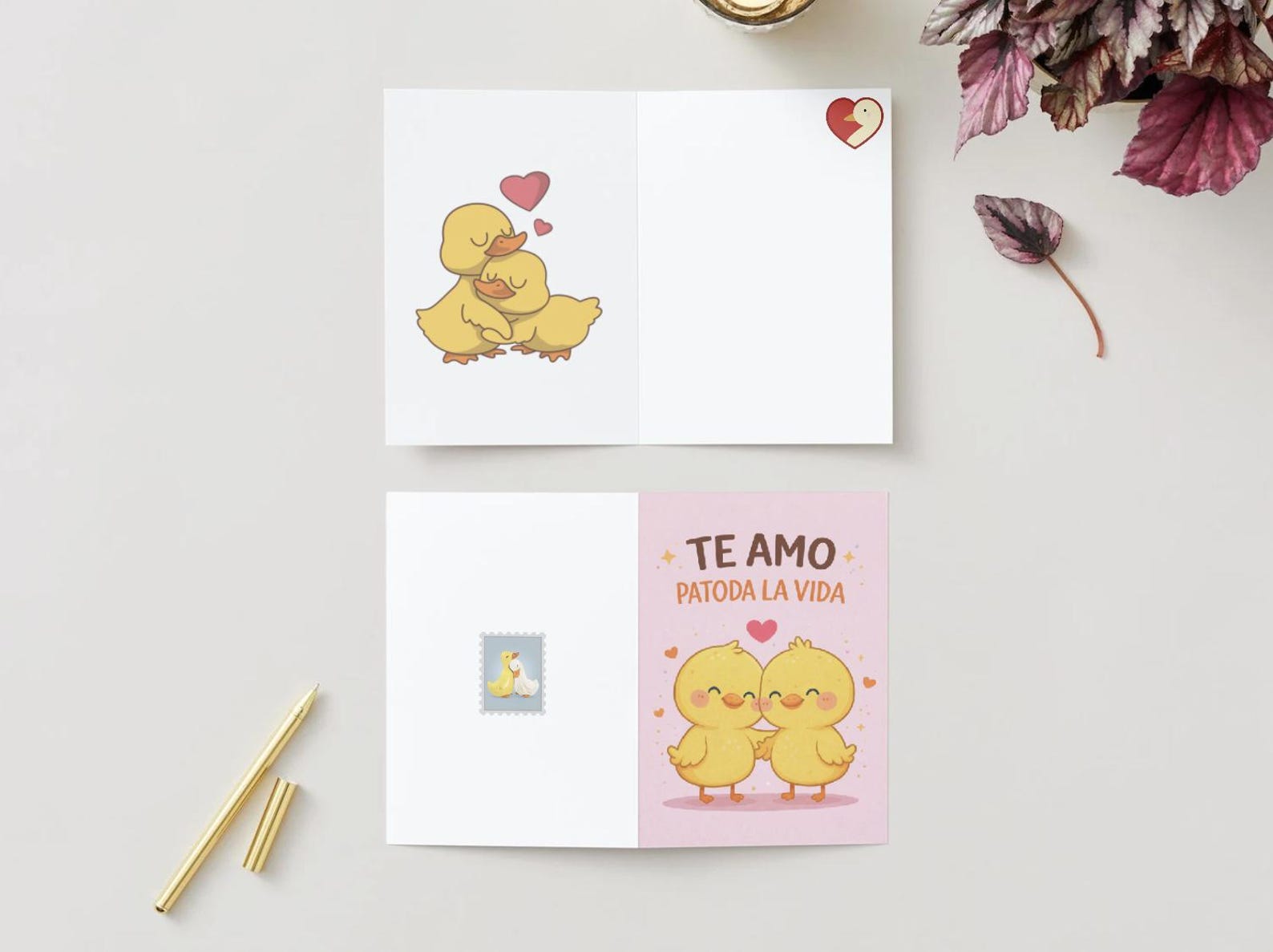 Spanish Valentine Card Printable Cute Food Love Card - Etsy México