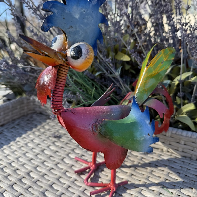 Metal Rooster - Etsy