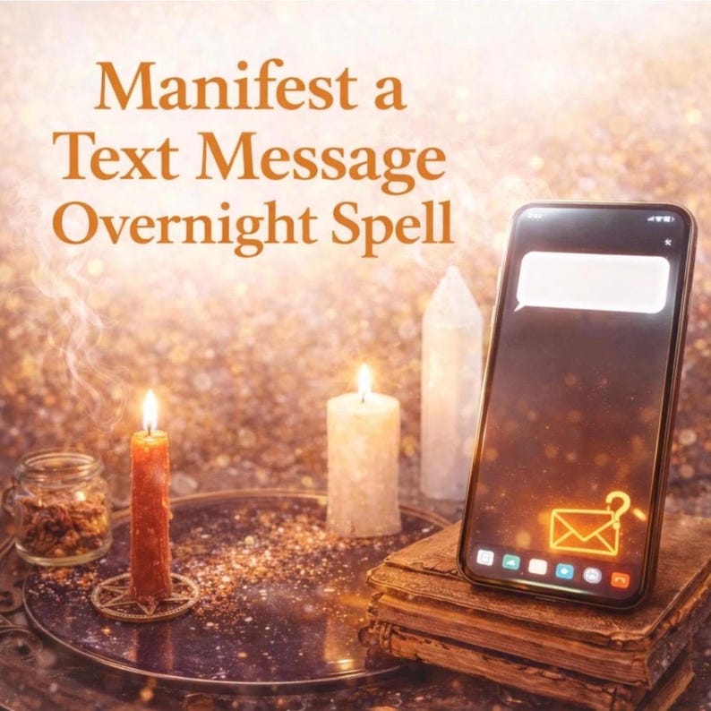 Manifest a Text Message Spell | Balkan Love Ritual - Etsy