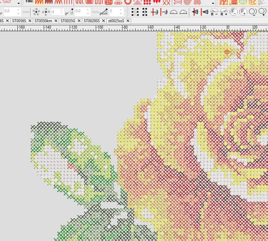 Yellow Rose Embroidery Design, Floral Machine Pattern (.EMB, Tajima ...