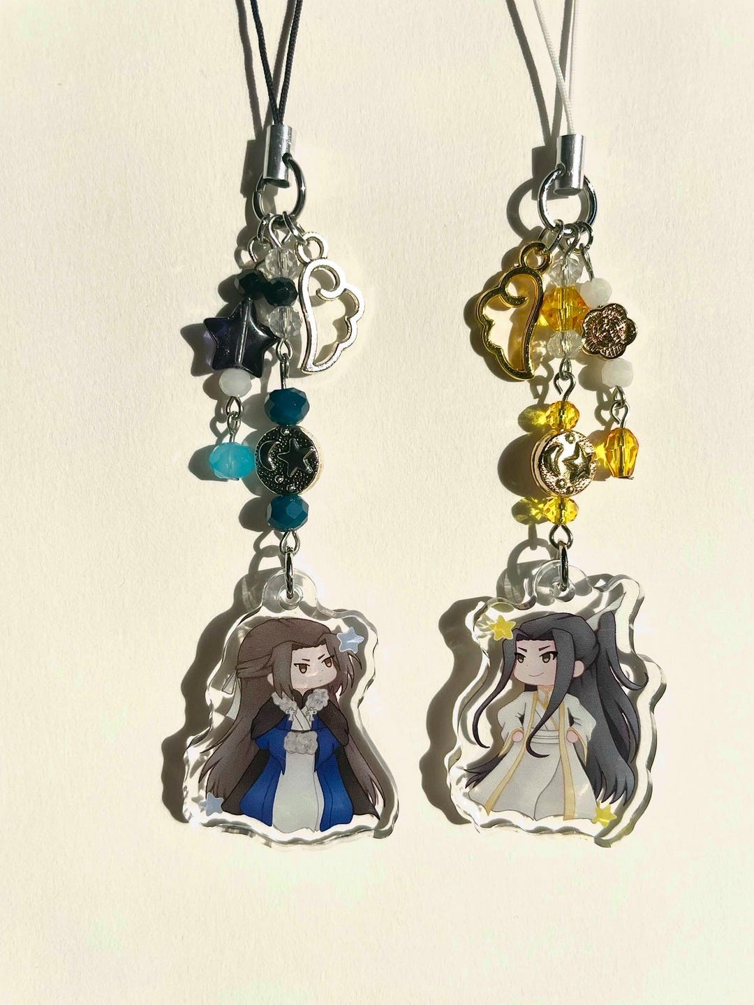 Peerless Wushuang Meng Xi Shi Phone Charms Cui Buqu and Feng Xiao - Etsy
