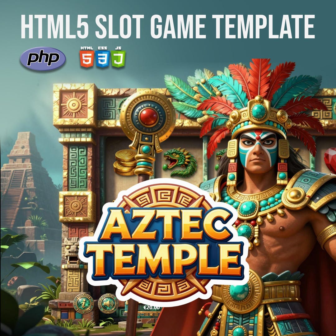 Aztec Temple HTML Slot Game Template – PHP Backend | Casino Slot ...
