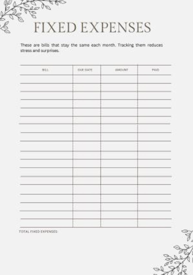 Simple Family Budget Planner | Printable and Digital | Baby and ...