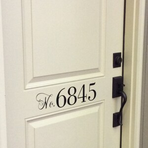 Mailbox Numbers, Address Number, Mailbox Decal, Front Door, Number ...
