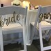 Chair Signs Wedding Chair Signs Wedding Signs Bride and | Etsy