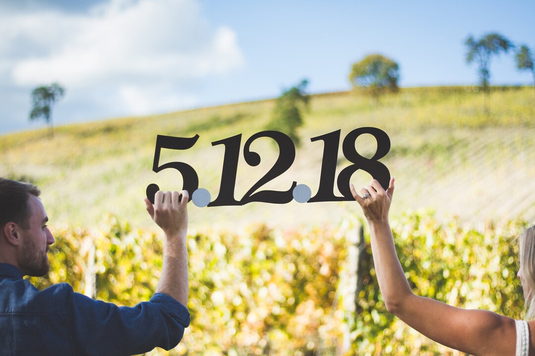 Rustic Save the Date Sign, Wedding Signs, Wedding Date Signs ...