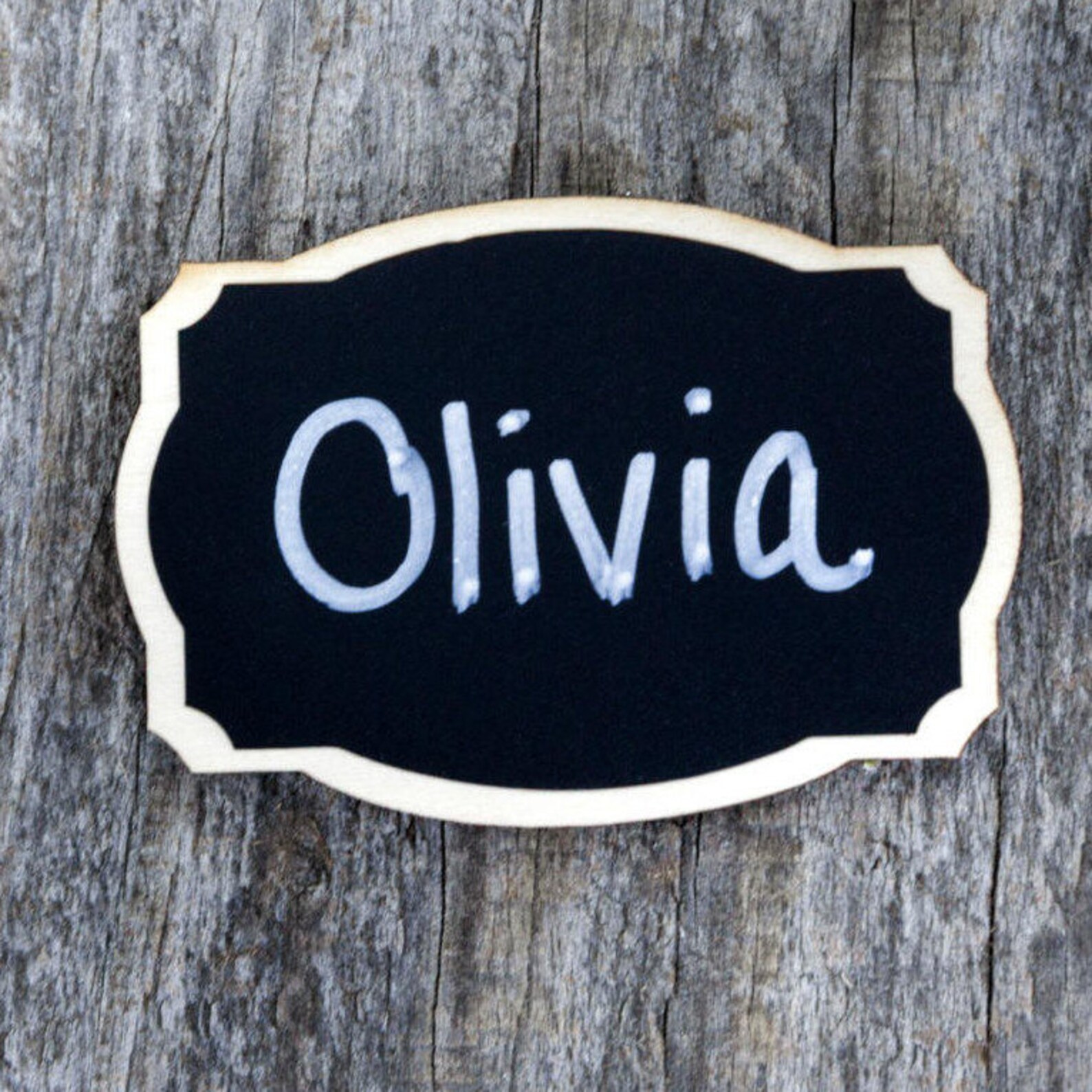 50 Chalkboard Name Tags Chalkboard Name Badges Reusable - Etsy
