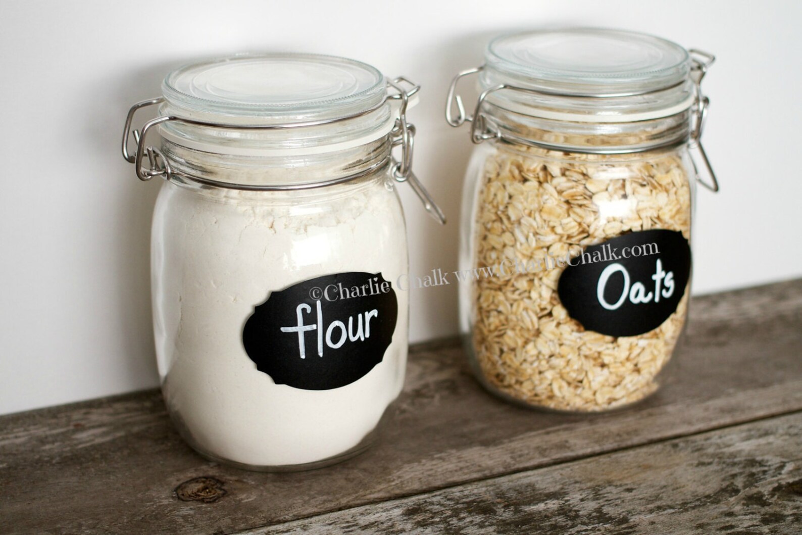 Kitchen Chalkboard Labels Set of 12 2 X 3storage Pantry - Etsy