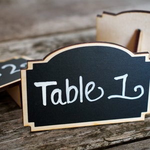 Small Chalkboard Wedding Signs, Table Numbers, Wedding Sign, Reception ...