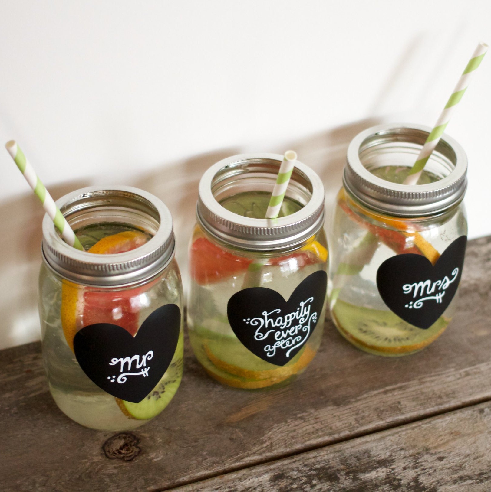 Wedding Mason Jar Labels Chalkboard Label for Mason Jars 100 | Etsy