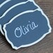 50 Chalkboard Name Tags, Chalkboard Name Badges, Reusable Magnetic Name ...
