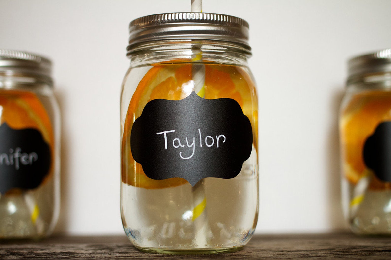 Chalkboard Labels Bubble Frame Vinyl Chalk Labels Pantry | Etsy