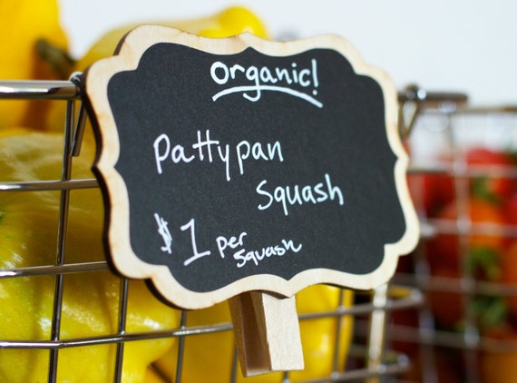 Chalkboard Signs 4pcs Clip - Writable Retail Display Tags For Stores ...