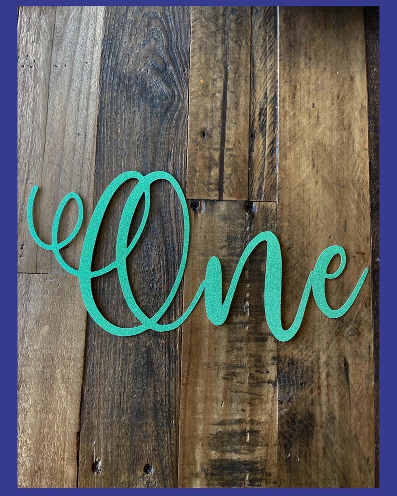 First Birthday “one” Cake Topper - Etsy